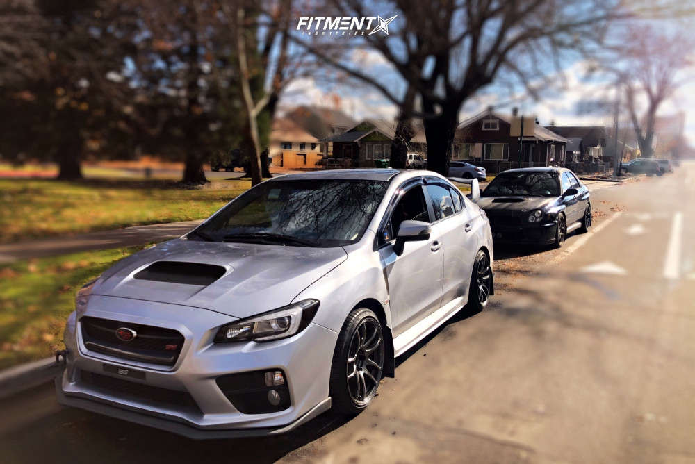 2016 Subaru WRX STI Base with 18x9.5 ESR Sr08 and Nankang 245x35 on ...