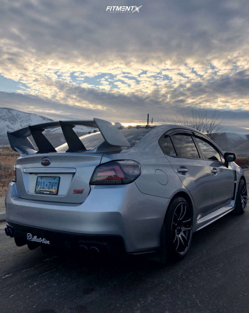 2016 Subaru WRX STI Base with 18x9.5 ESR Sr08 and Nankang 245x35 on ...