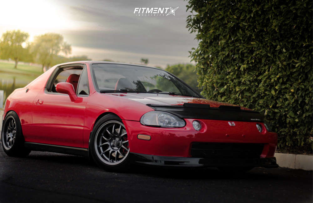 1993 Honda Civic Del Sol Si with 15x9 949 Racing 6UL and Nitto 205x50 ...