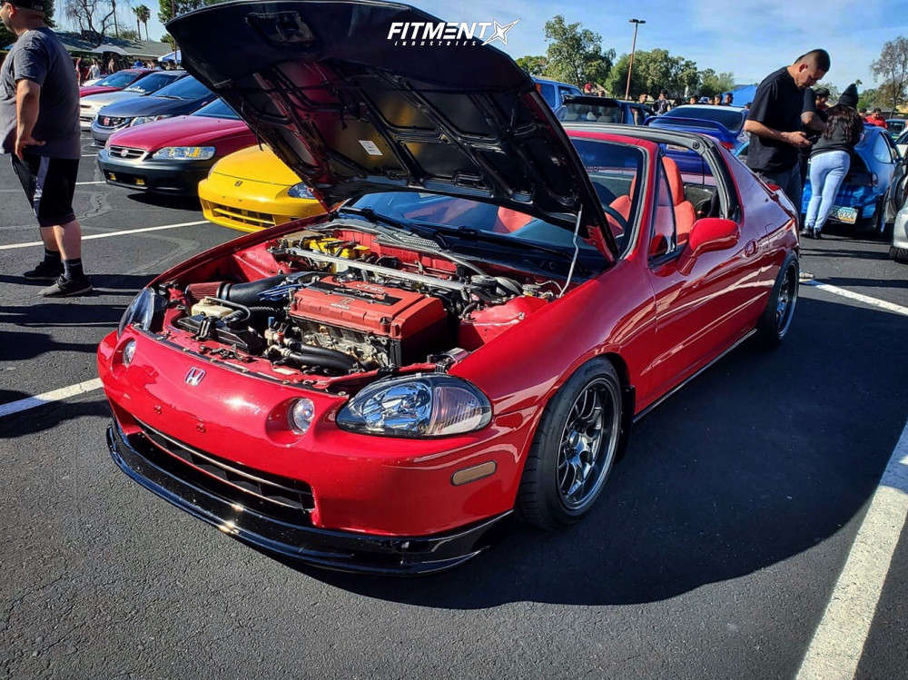 1993 Honda Civic Del Sol Si with 15x9 949 Racing 6UL and Nitto 205x50 ...