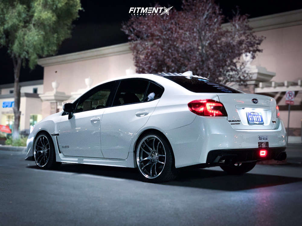 2015 Subaru WRX Base with 19x9.5 Work Emotion Cr 2p and Achilles 235x35 ...