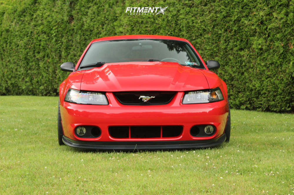 2002 Ford Mustang GT with 18x9.5 Enkei RPF1 and Nitto 275x35 on ...