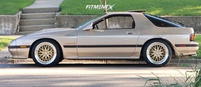 1987 Mazda RX-7 Turbo with 17x8.5 JNC JNC005 and Federal 215x45 on ...