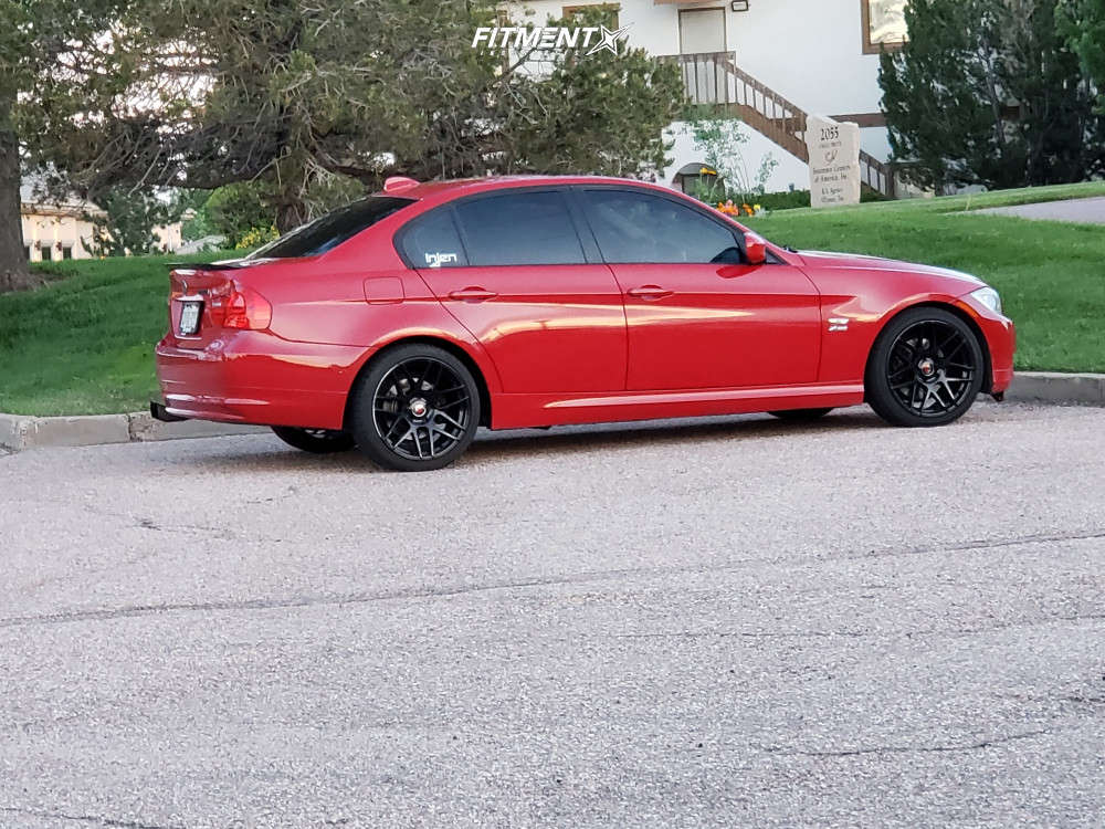 2009 BMW 328i XDrive Base with 18x8.5 Curva C300 and Ironman 225x45 on ...