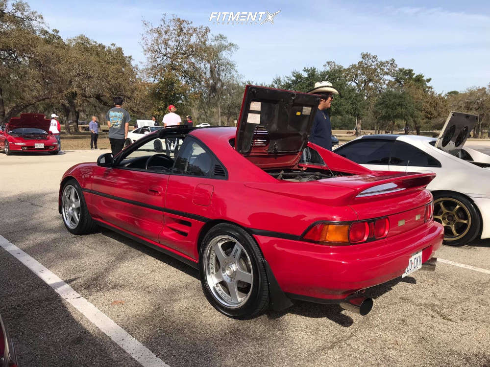 1991 Toyota MR2 Turbo with 17x8 Racing Hart Type C and Yokohama 215x40 ...