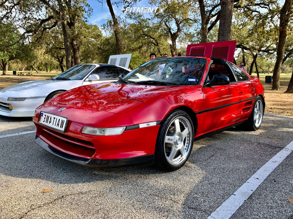 1991 Toyota MR2 Turbo with 17x8 Racing Hart Type C and Yokohama 215x40 ...