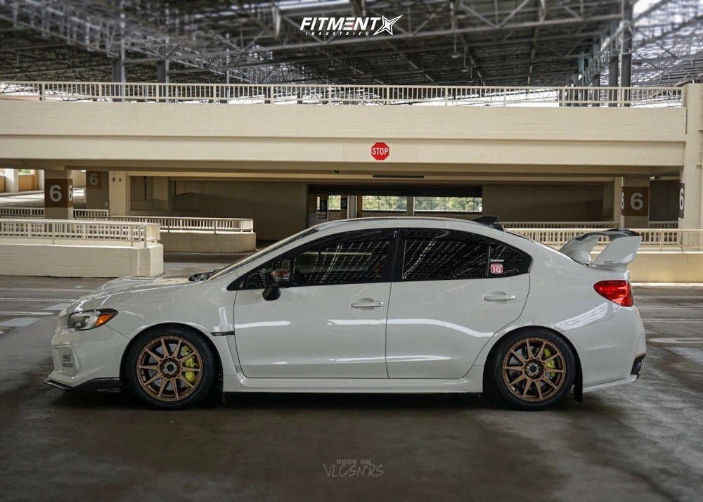 2018 Subaru WRX STI Limited with 17x8 Method Mr501 and Firestone 235x45 ...
