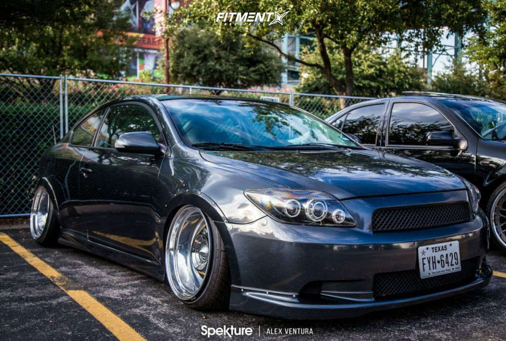 2008 Scion TC Base with 18x11 Work Leadsled and Federal 225x35 on ...