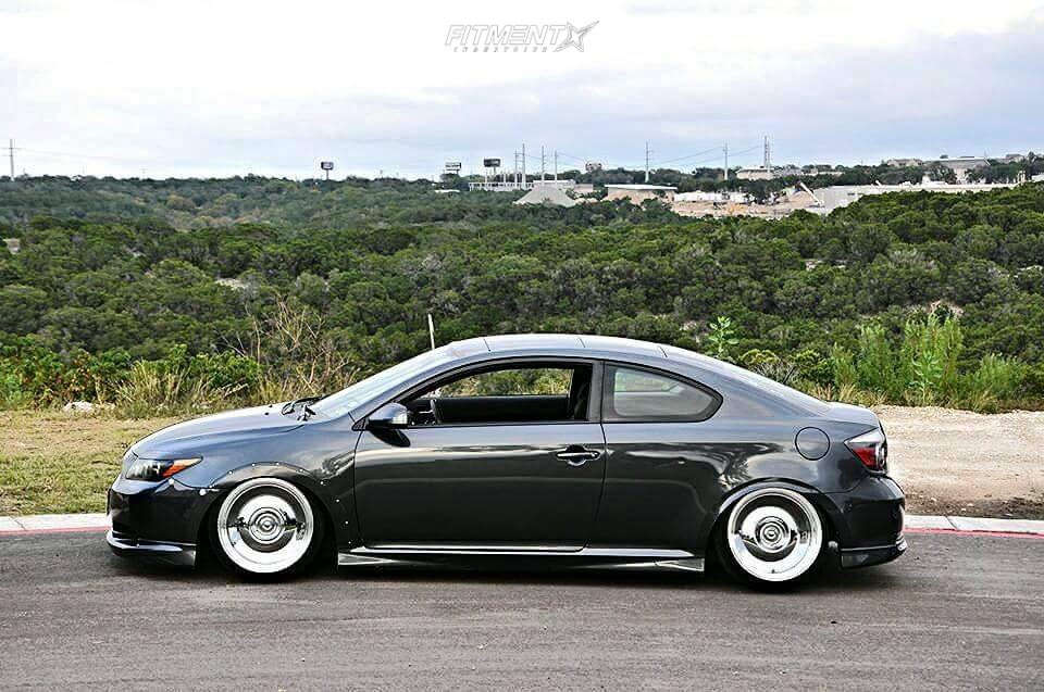 2008 Scion TC Base with 18x11 Work Leadsled and Federal 225x35 on ...