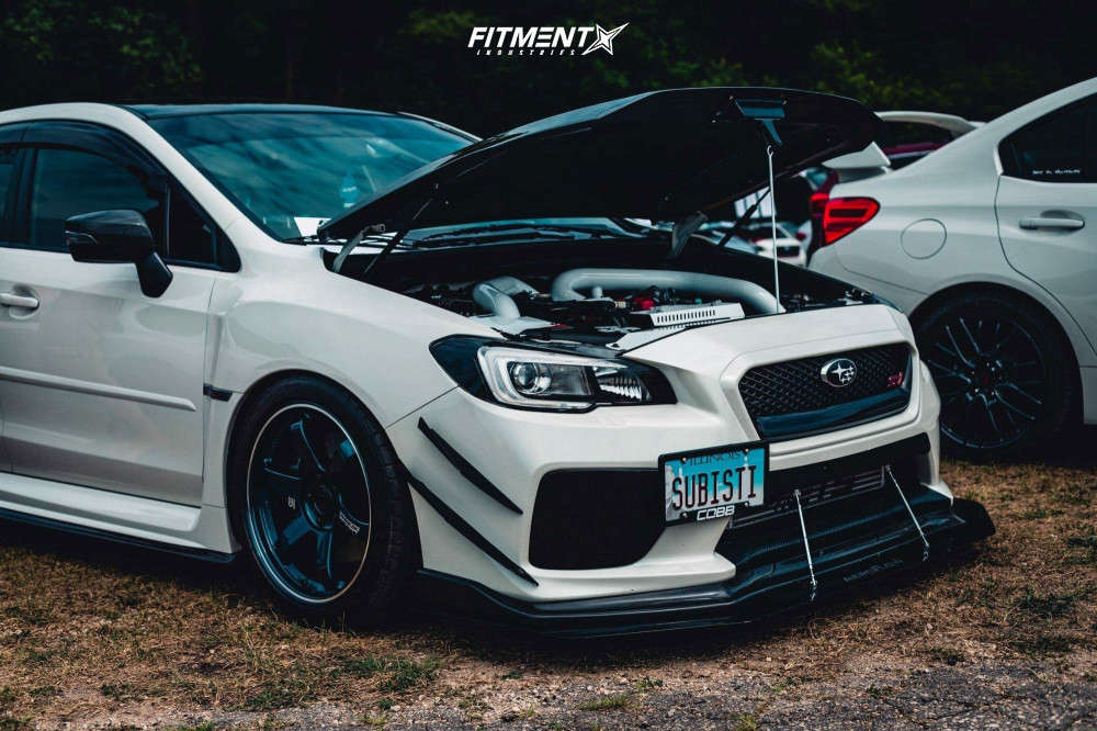 2016 Subaru WRX STI Limited with 18x9.5 Volk Te37 and Michelin 265x35 ...