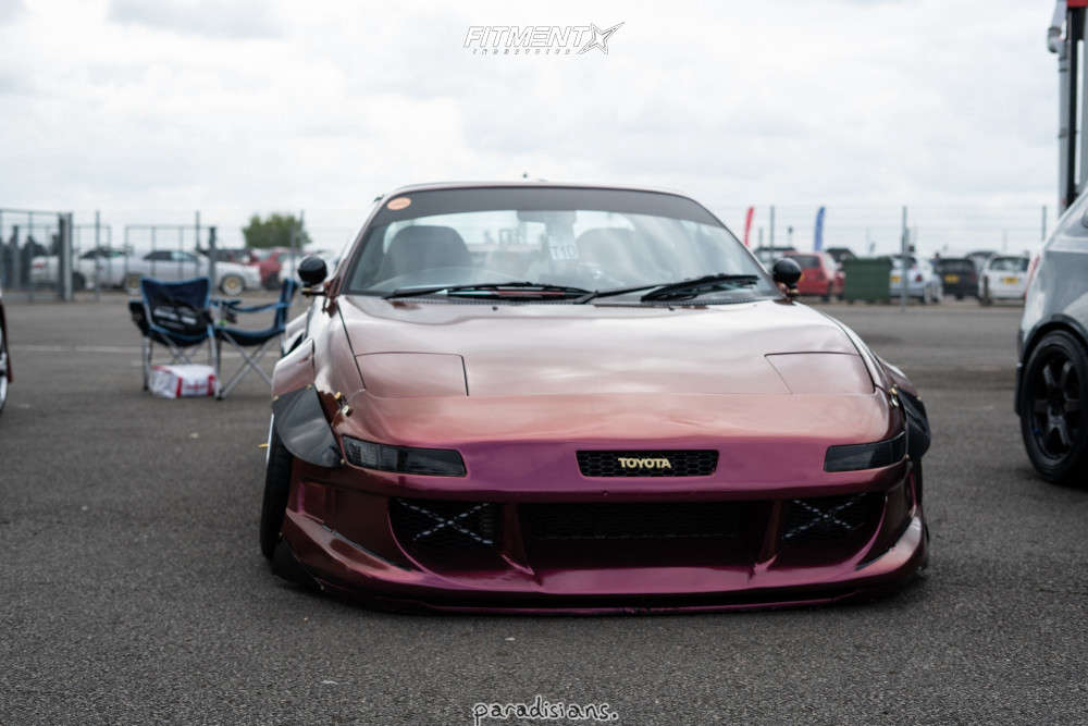 1994 Toyota MR2 Base with 16x9 Work Cr01 and Toyo Tires 205x40 on Air ...