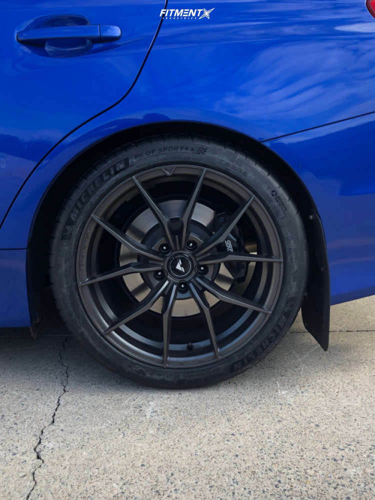 2017 Subaru WRX STI Base with 18x9.5 Vorsteiner V-ff108 and Michelin ...