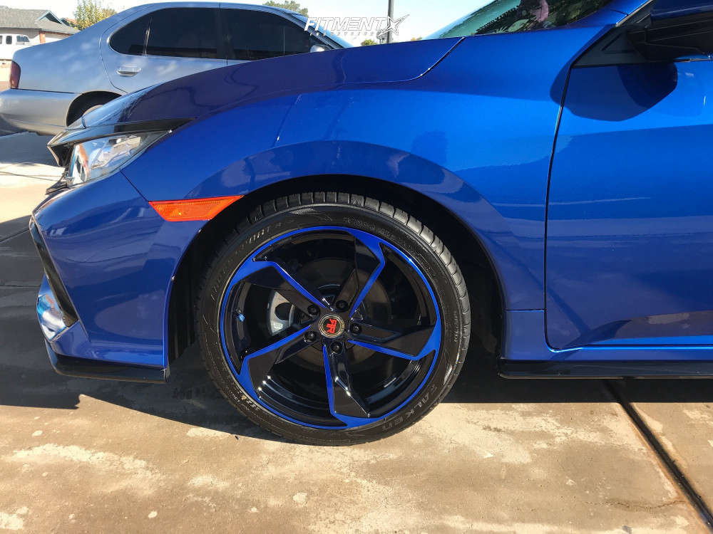2018 Honda Civic Sport with 18x8 Revolution Racing Rr20 and Falken ...