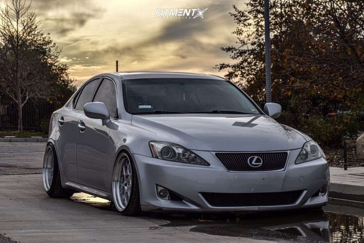 2007 Lexus IS350 Base with 18x9.5 Aodhan Ds01 and Delinte 215x35 on ...