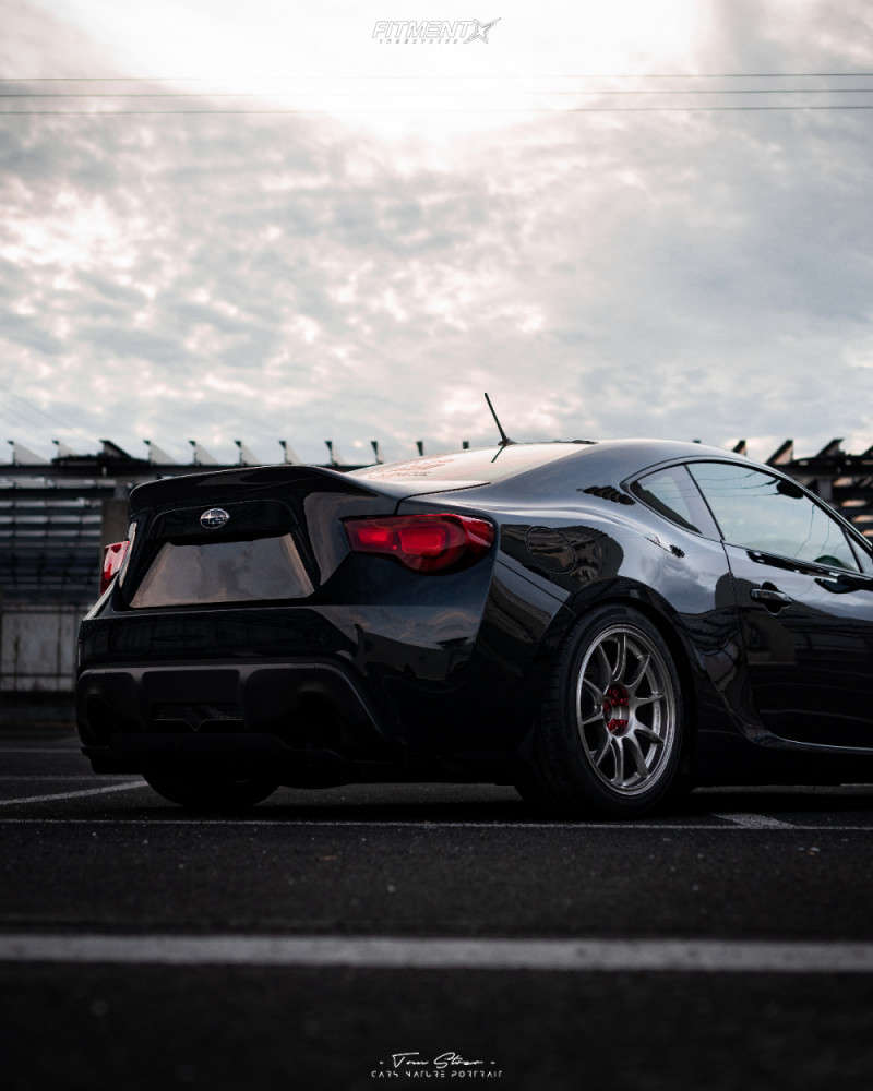 2013 Subaru BRZ Sport-tech with 17x9 WedsSport Tc-105n and Hankook 245x40 on Coilovers | 862325 ...