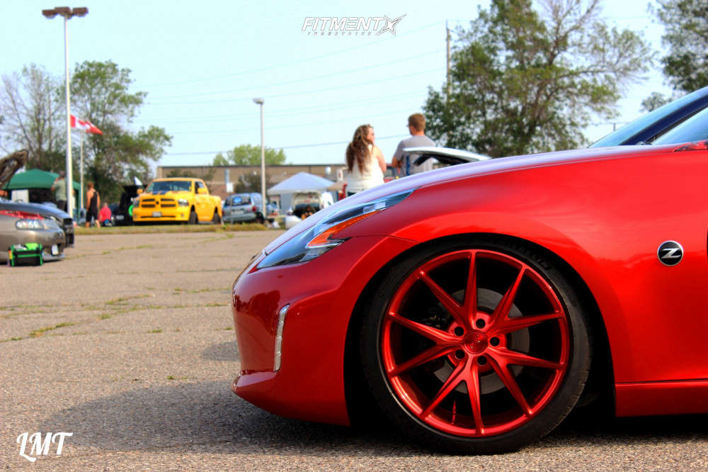 2018 Nissan 370Z Base with 20x9.5 Niche Misano and Michelin 245x35 on ...