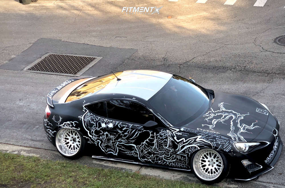 2013 Scion FR-S Base with 18x11 CCW Classic and Federal 225x40 on ...