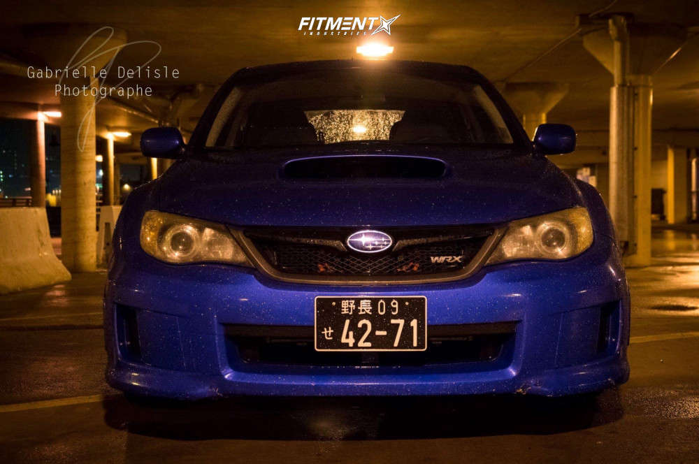 2011 Subaru WRX Base with 18x8.5 RTX Stag and Bridgestone 245x40 on ...
