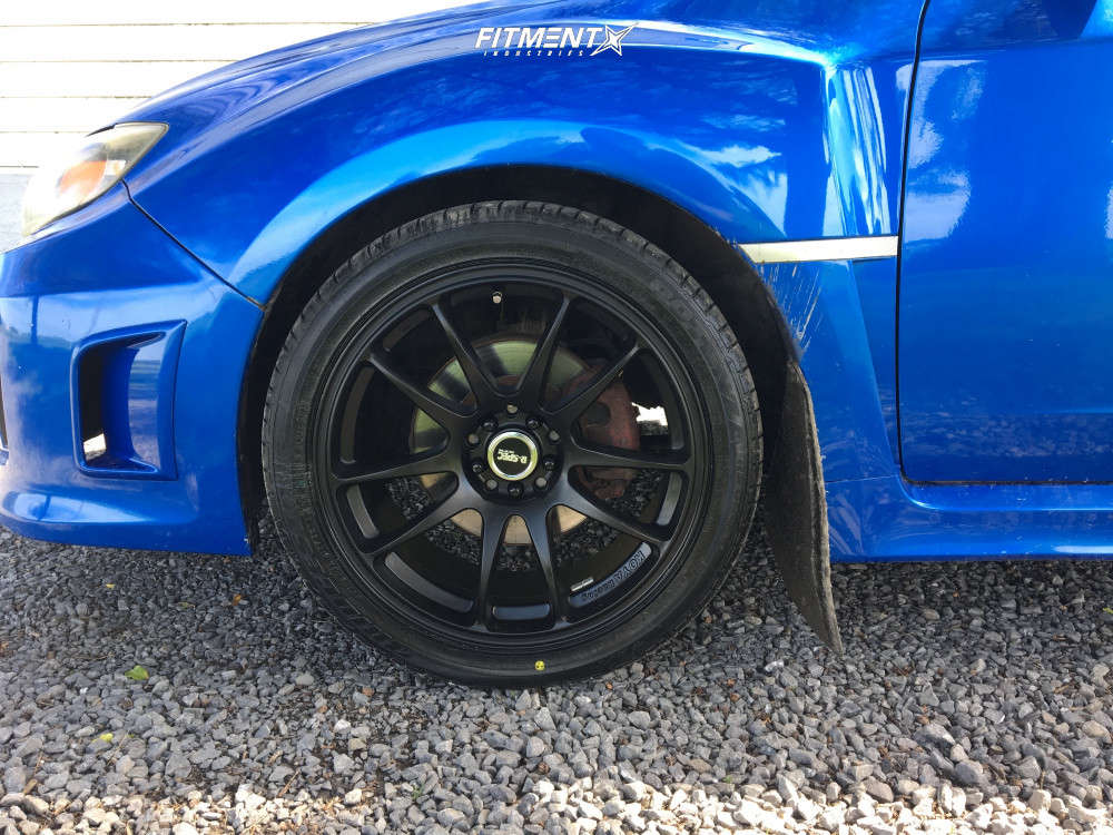 2011 Subaru WRX Base with 18x8.5 RTX Stag and Bridgestone 245x40 on ...