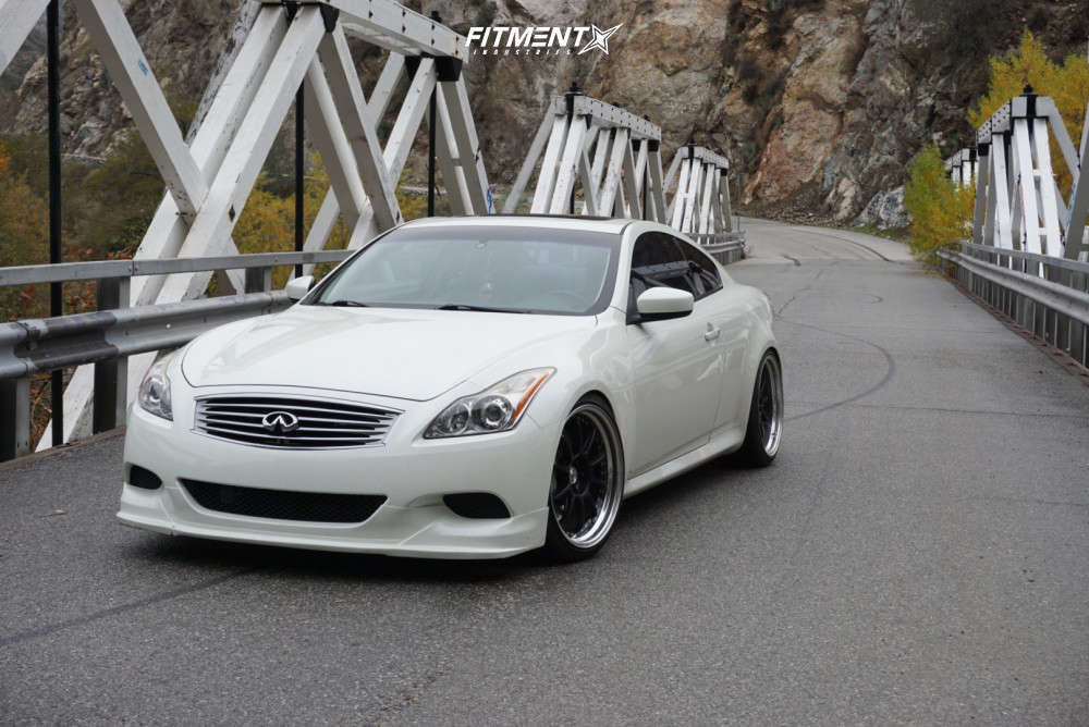 2008 INFINITI G37 Sport with 20x9.5 SSR Sp3 and Nitto 245x30 on Stock ...