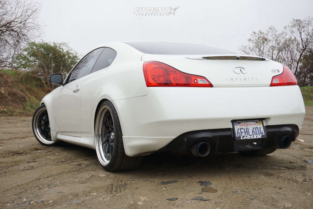 2008 INFINITI G37 Sport with 20x9.5 SSR Sp3 and Nitto 245x30 on Stock ...