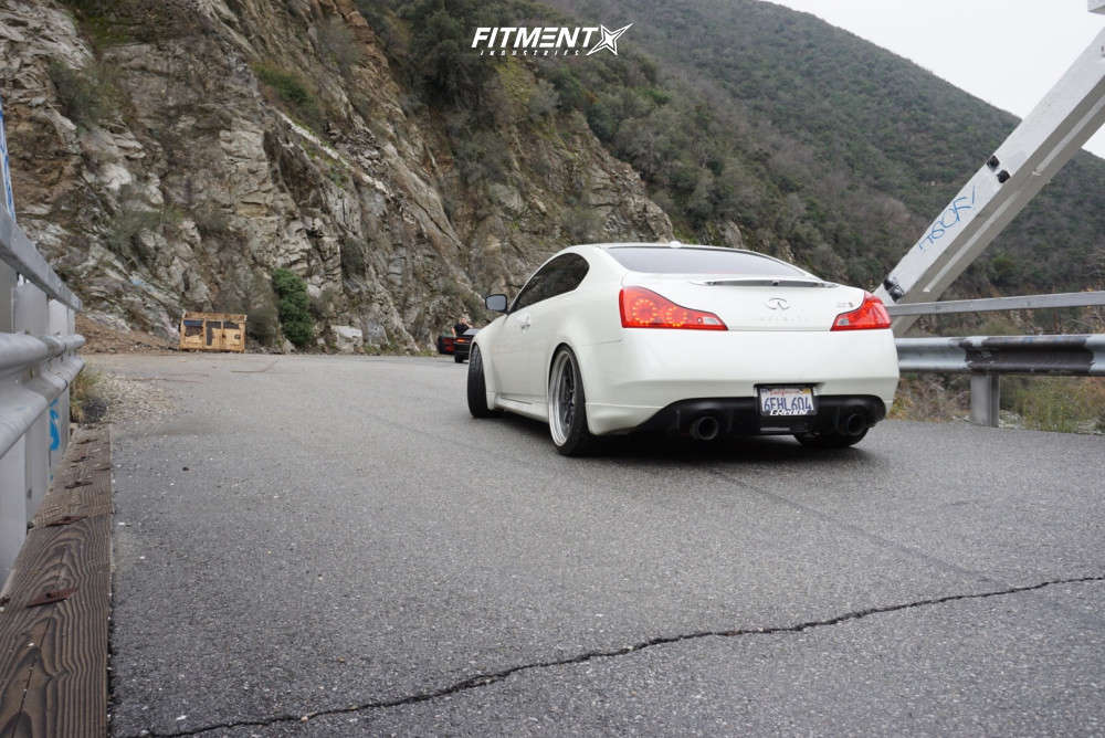 2008 INFINITI G37 Sport with 20x9.5 SSR Sp3 and Nitto 245x30 on Stock ...