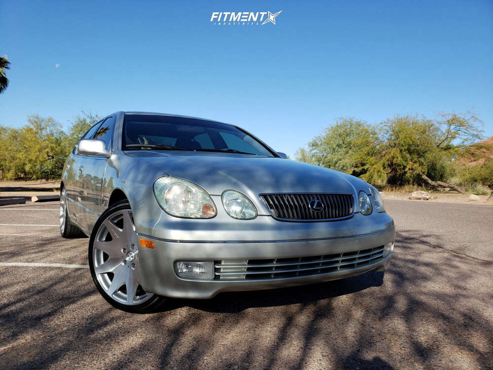 2002 Lexus GS300 Base with 20x8.5 MRR Hr3 and Vogue 245x35 on Stock ...