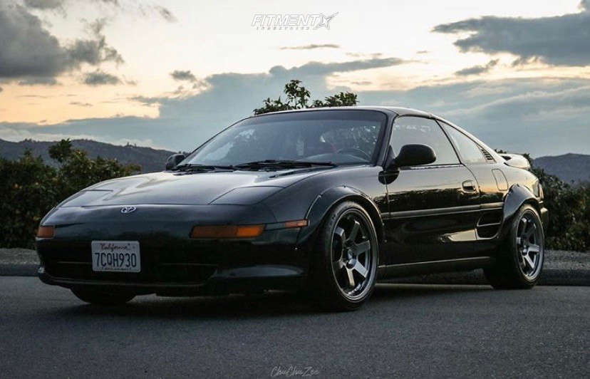 1991 Toyota MR2 Base with 17x8 AVID1 AV6 and Nexen 215x45 on Coilovers ...