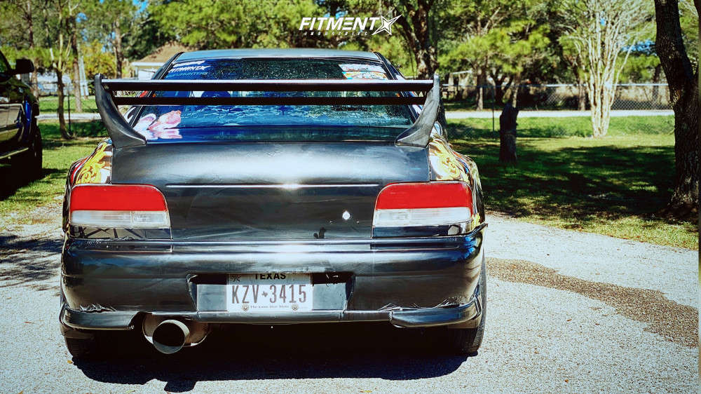 2001 Subaru Impreza RS with 18x9 Cosmis Racing Xt-005r and Michelin ...