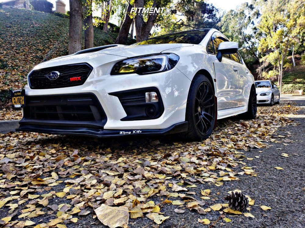 2019 Subaru WRX Base with 18x9.5 AVID1 AV20 and Federal 265x35 on Stock ...