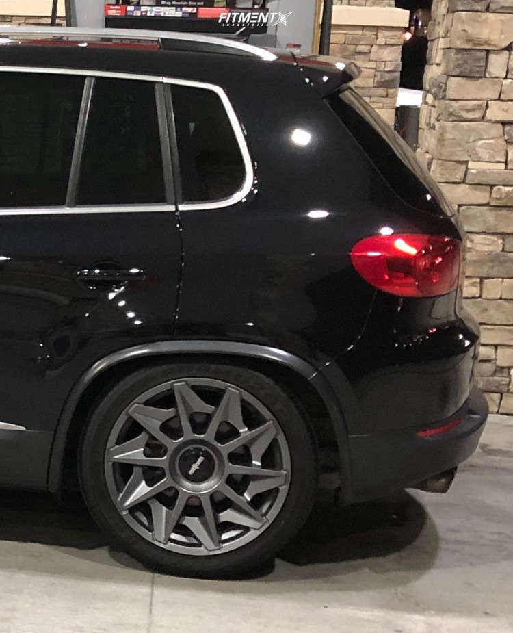2013 Volkswagen Tiguan SEL with 19x8.5 Rotiform Cvt and Federal 255x45 ...
