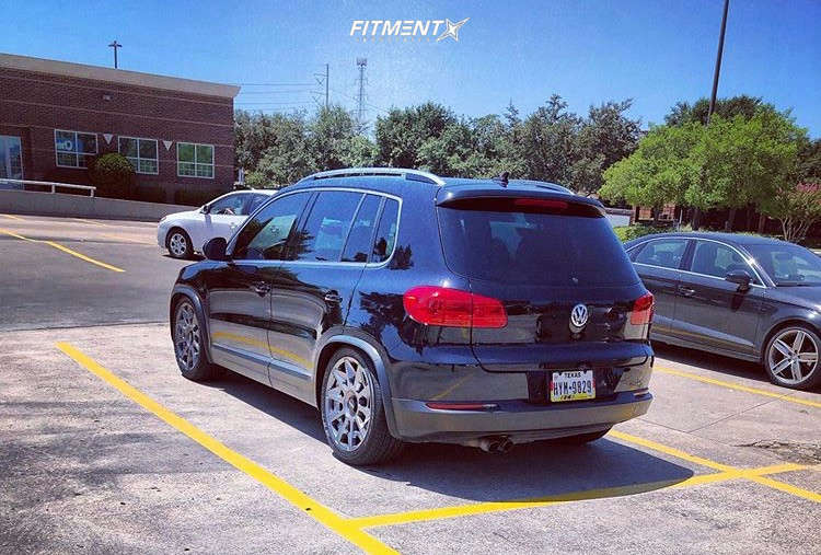 2013 Volkswagen Tiguan SEL with 19x8.5 Rotiform Cvt and Federal 255x45 ...