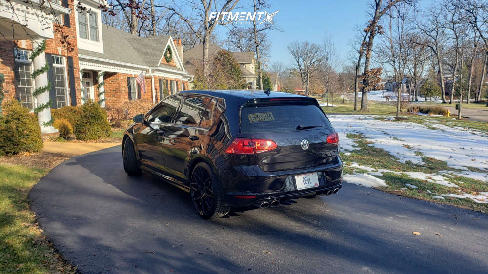 2015 Volkswagen Golf R Base with 19x8.5 Rohana Rfx10 and Continental ...