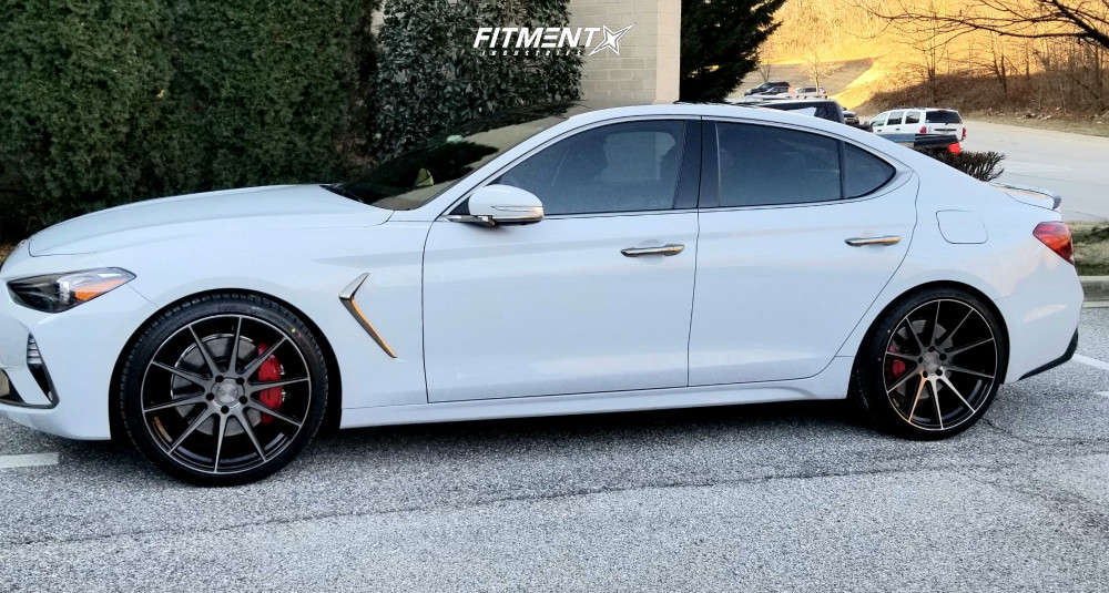 2019 Genesis G70 Sport with 20x9 Vertini Rf1.3 and Falken 245x35 on ...