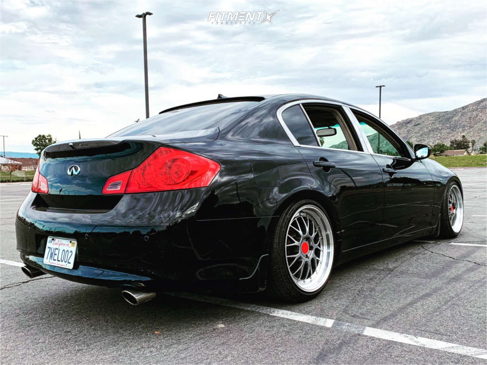 2011 INFINITI G37 X with 19x9.5 ESR Sr05 and Lexani 225x40 on Lowering ...