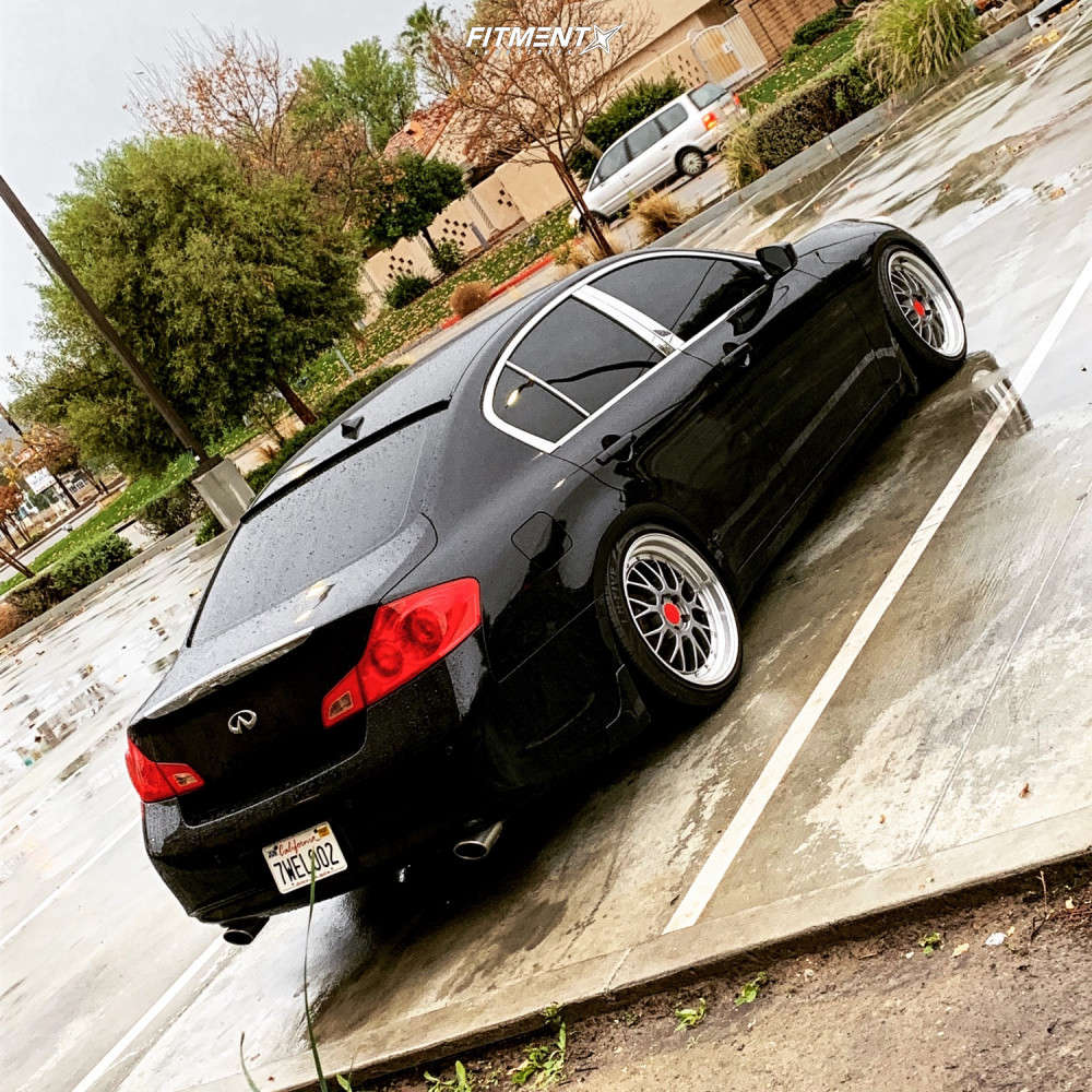 2011 INFINITI G37 X with 19x9.5 ESR Sr05 and Lexani 225x40 on Lowering ...