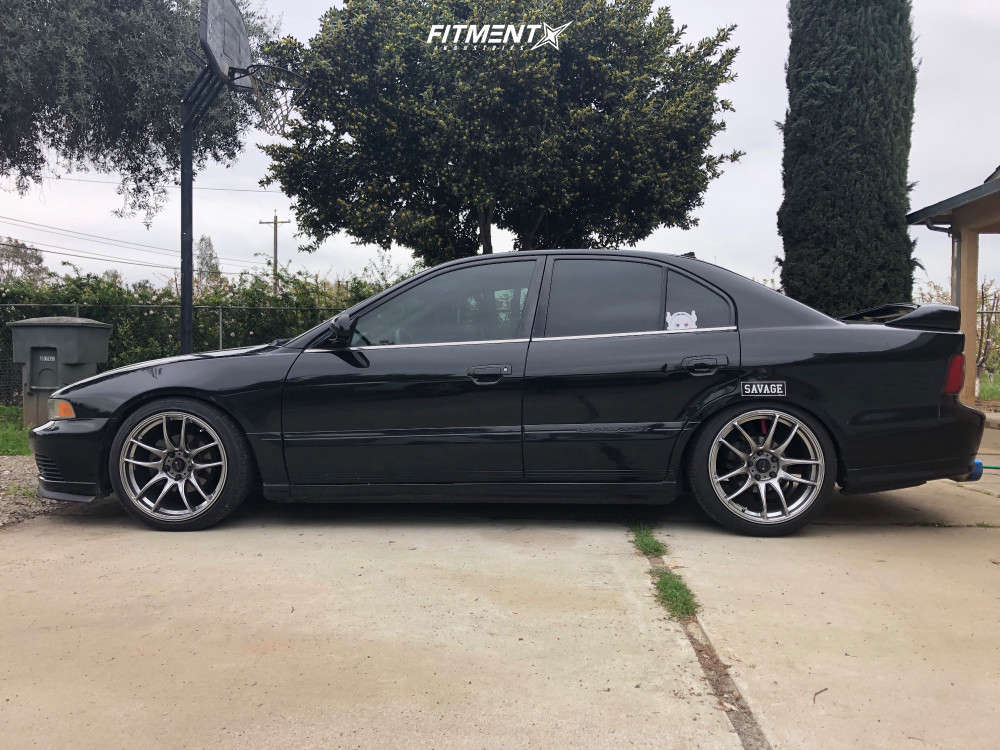 2003 Mitsubishi Galant GTZ with 18x8.5 Vors Tr4 and Firestone 225x40 on Coilovers | 868638 ...