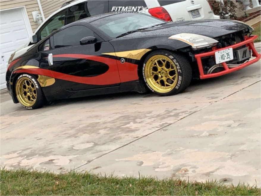 2003 Nissan 350Z Enthusiast with 18x9.5 Aodhan Ds01 and Continental ...