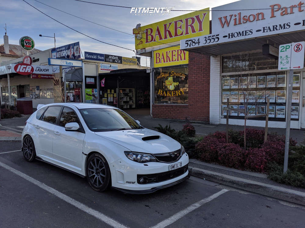 2008 Subaru WRX STI Base with 18x9 Advan Racing RSII and Hankook 245x40 ...