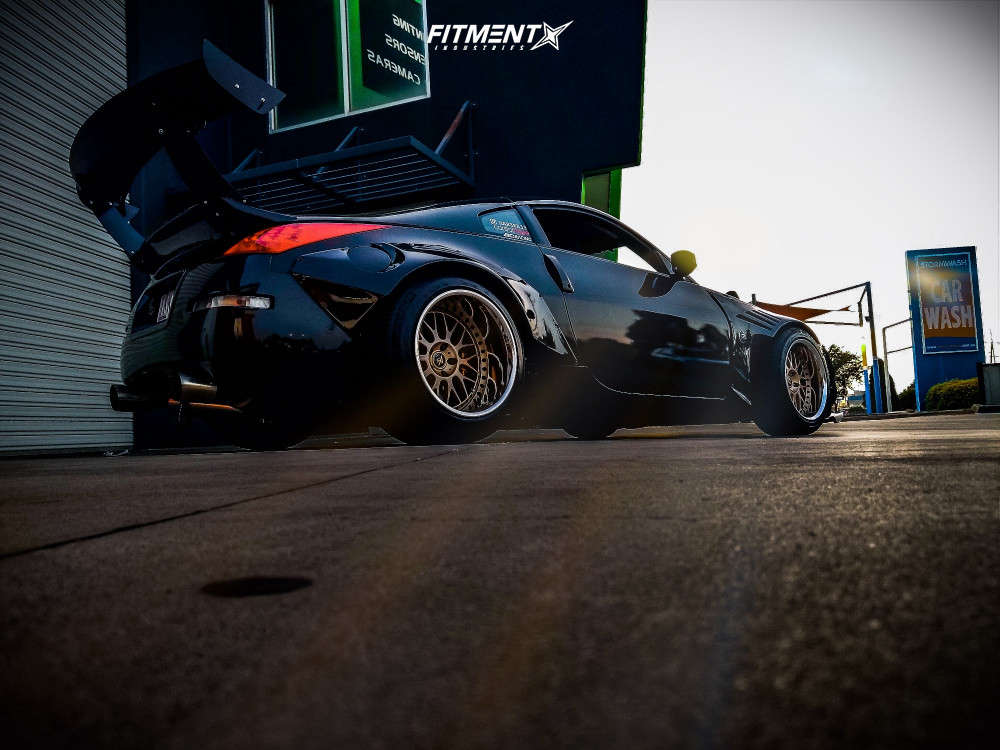 2008 Nissan 350Z Grand Touring with 18x10 Work Vs Xx and Michelin ...
