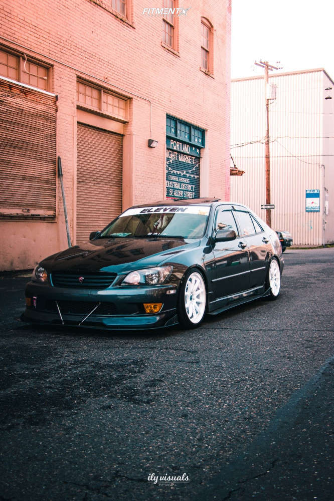 2002 Lexus IS300 E-Shift 4dr Sedan (3.0L 6cyl 5A) with 18x9.5 JNC ...