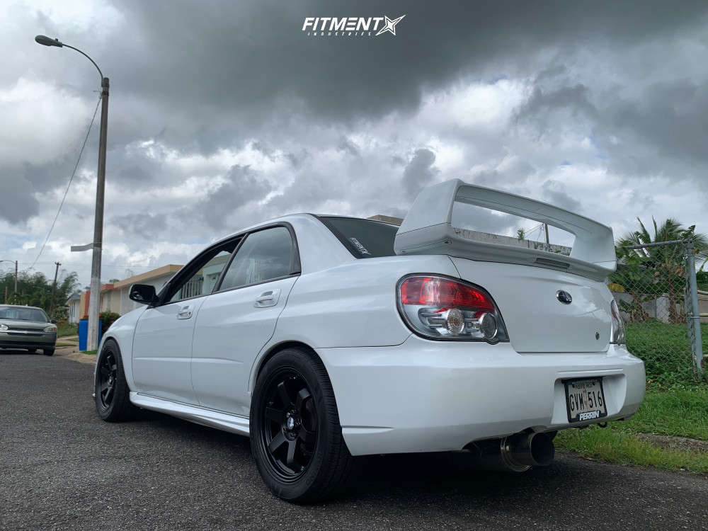 2006 Subaru WRX Base with 17x8 AVID1 AV6 and Kumho 245x45 on Stock ...