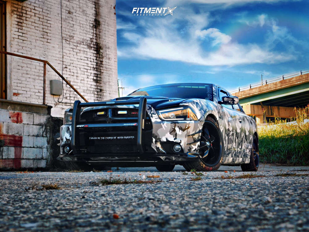 2014 Dodge Charger SXT with 20x9 MKW M119 and Firestone 245x45 on ...