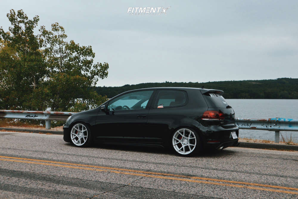 2010 Volkswagen GTI Base with 18x9.5 Rotiform Kps and Achilles 215x35 ...