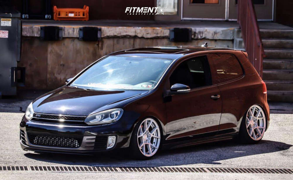 2010 Volkswagen GTI Base with 18x9.5 Rotiform Kps and Achilles 215x35 ...