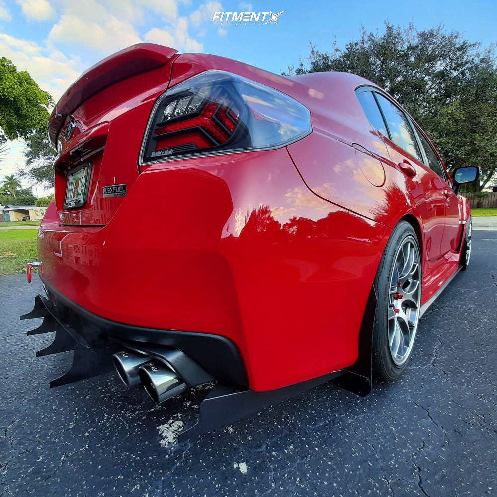 2017 Subaru WRX Limited with 18x9.5 Apex Ec-7 and Nitto 255x35 on ...