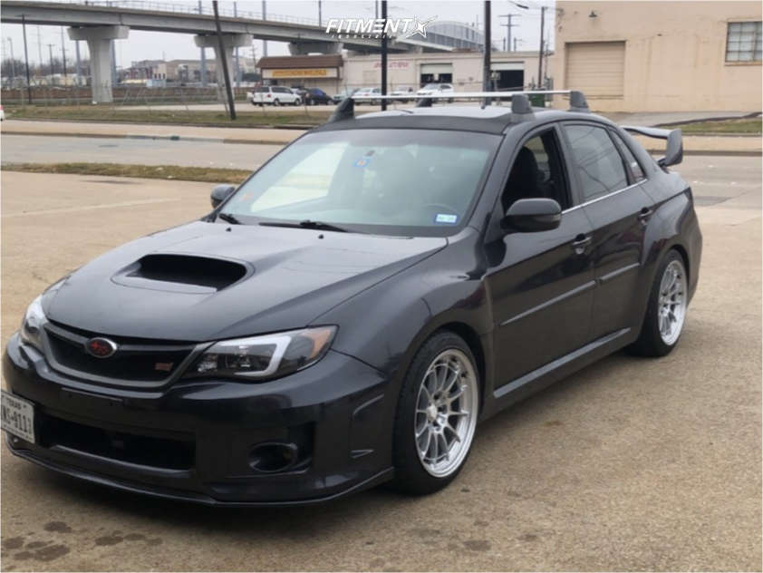 2011 Subaru WRX STI Base with 18x9.5 Enkei NT03M and Hankook 245x40 on ...
