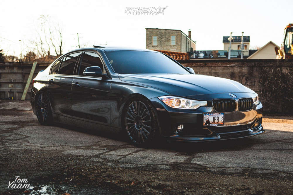 2012 BMW 335i Base with 18x8.5 Rotiform Buc and Hankook 225x35 on ...