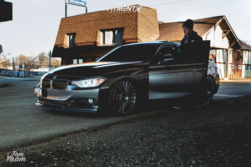 2012 BMW 335i Base with 18x8.5 Rotiform Buc and Hankook 225x35 on ...