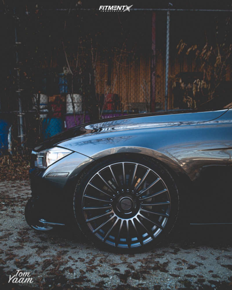 2012 BMW 335i Base with 18x8.5 Rotiform Buc and Hankook 225x35 on ...